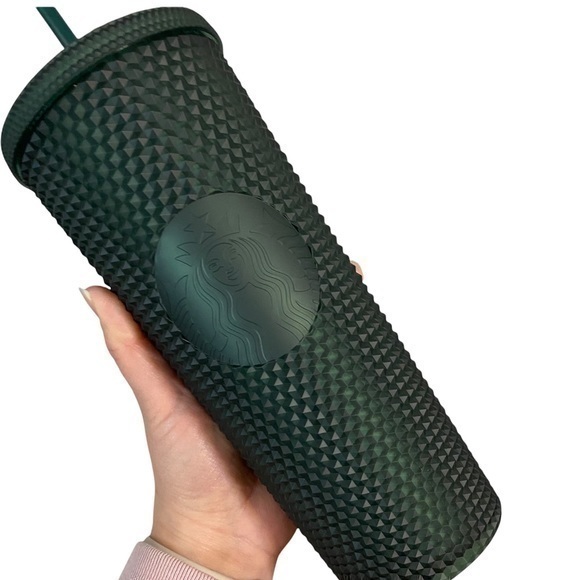 Starbucks | Accessories | Starbucks 222 Dark Green Soft Touch Bling ...